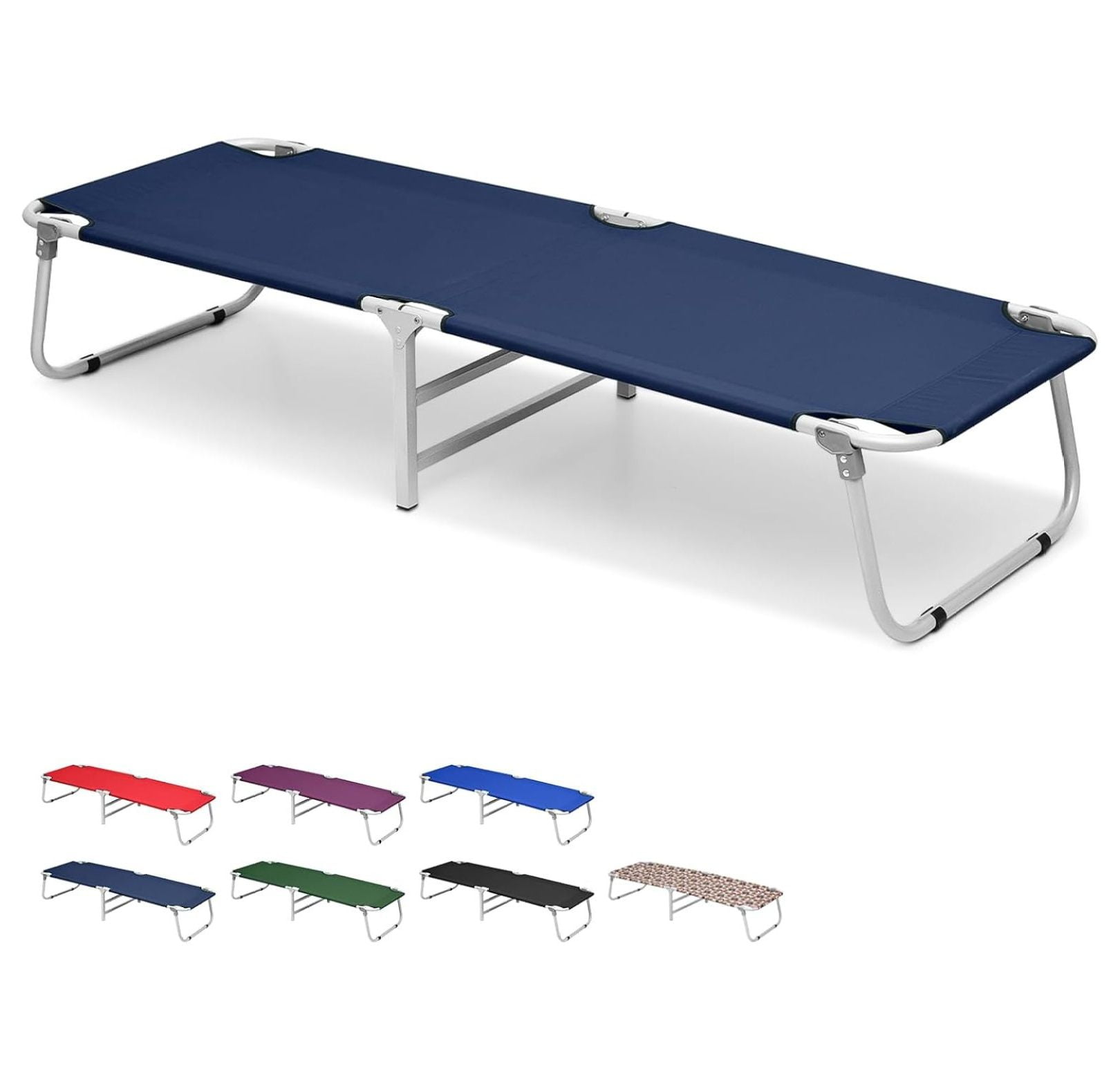 Folding Camping Cot for Adults, Portable Travel Camp Cot with Storage ...