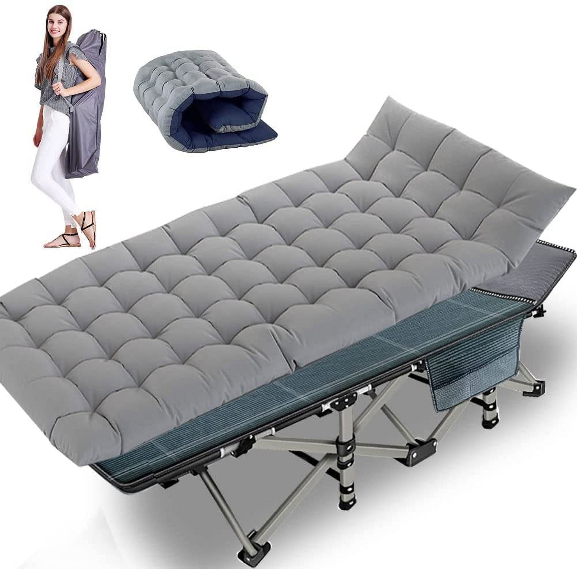 Folding Camping Cot, Folding Cot Camping Cots for Adults, Portable ...