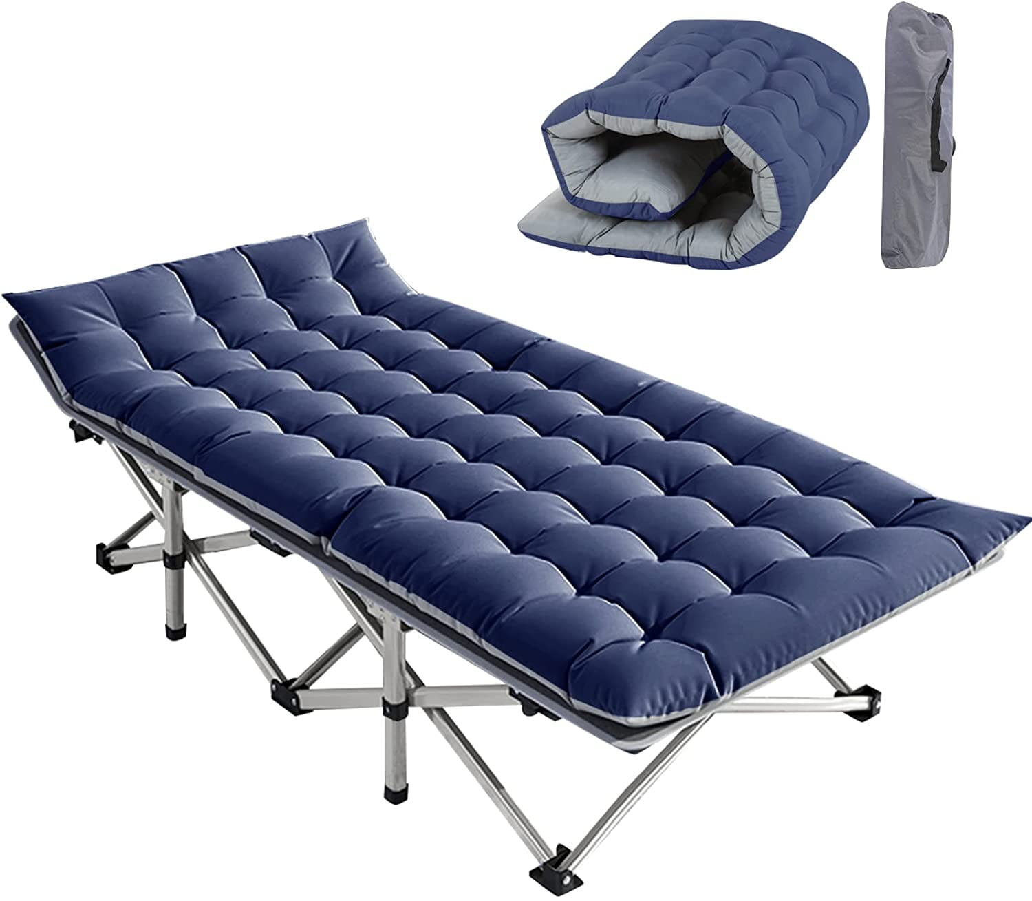 Folding Camping Cot, Folding Cot Camping Cots for Adults, Portable ...