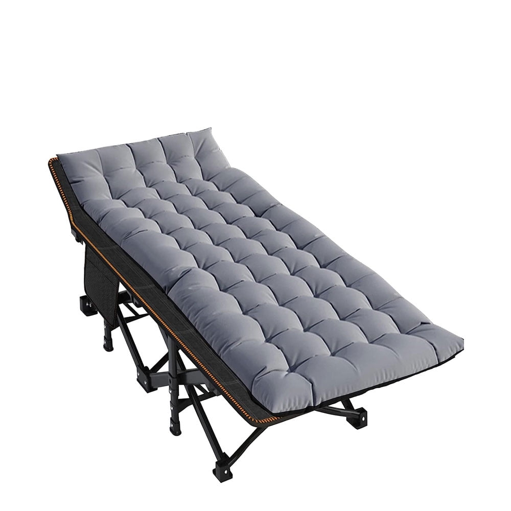 Folding Camping Cot, Outdoor and Indoor Sleeping Cots with Carry Bag ...