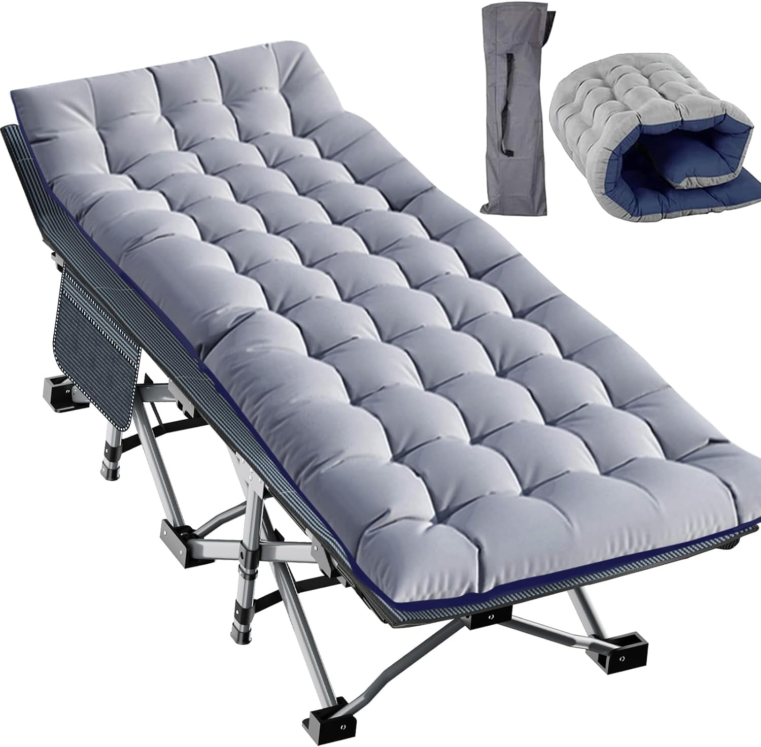 Folding Camping Cot XXL, Folding Cot Camping Cot for Adults Portable ...