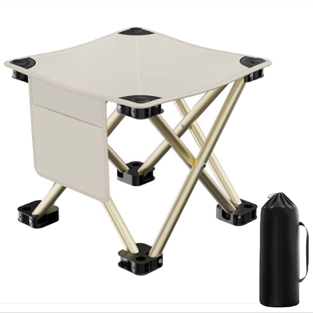 Folding Camping Stool, 13 inch Portable Picnic Stool for Camping ...