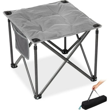 NUMANU 2025 Upgraded XXL Collapsible Stool 19.7" & Seat Cushion + Carry ...