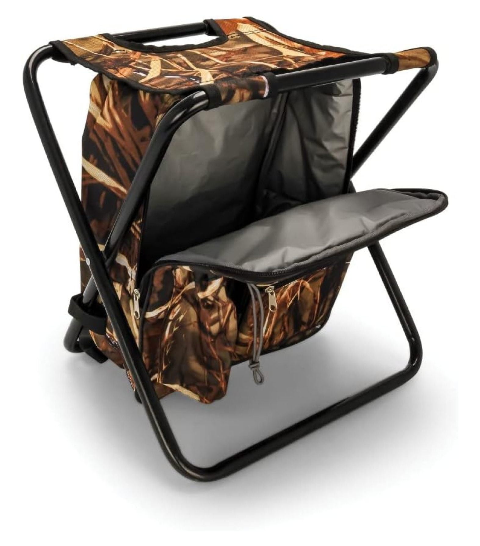 Folding Camping Stool Backpack Cooler Trio- Camping/Hiking Bag with ...