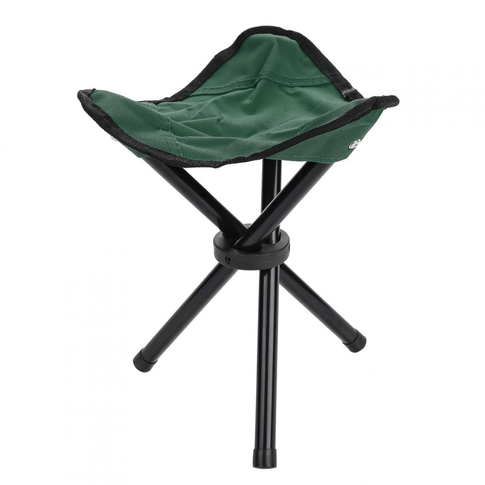 Folding Camping Stool,Portable Tripod Seat,Outdoor Travel Tall Slacker ...