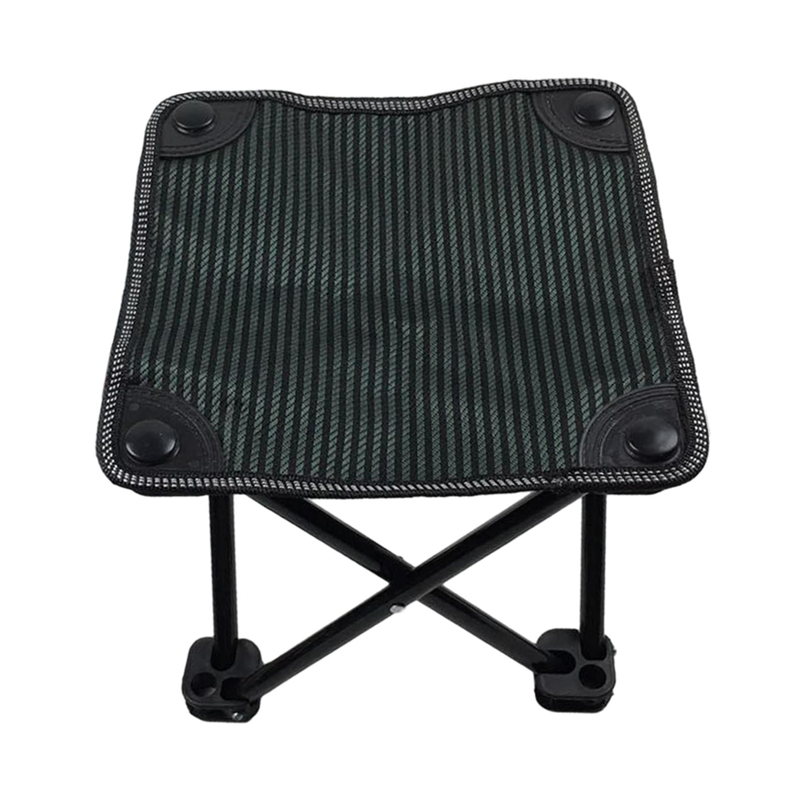 Folding Camping Stool Saddle Chair Foot Stool Footrest Portable ...