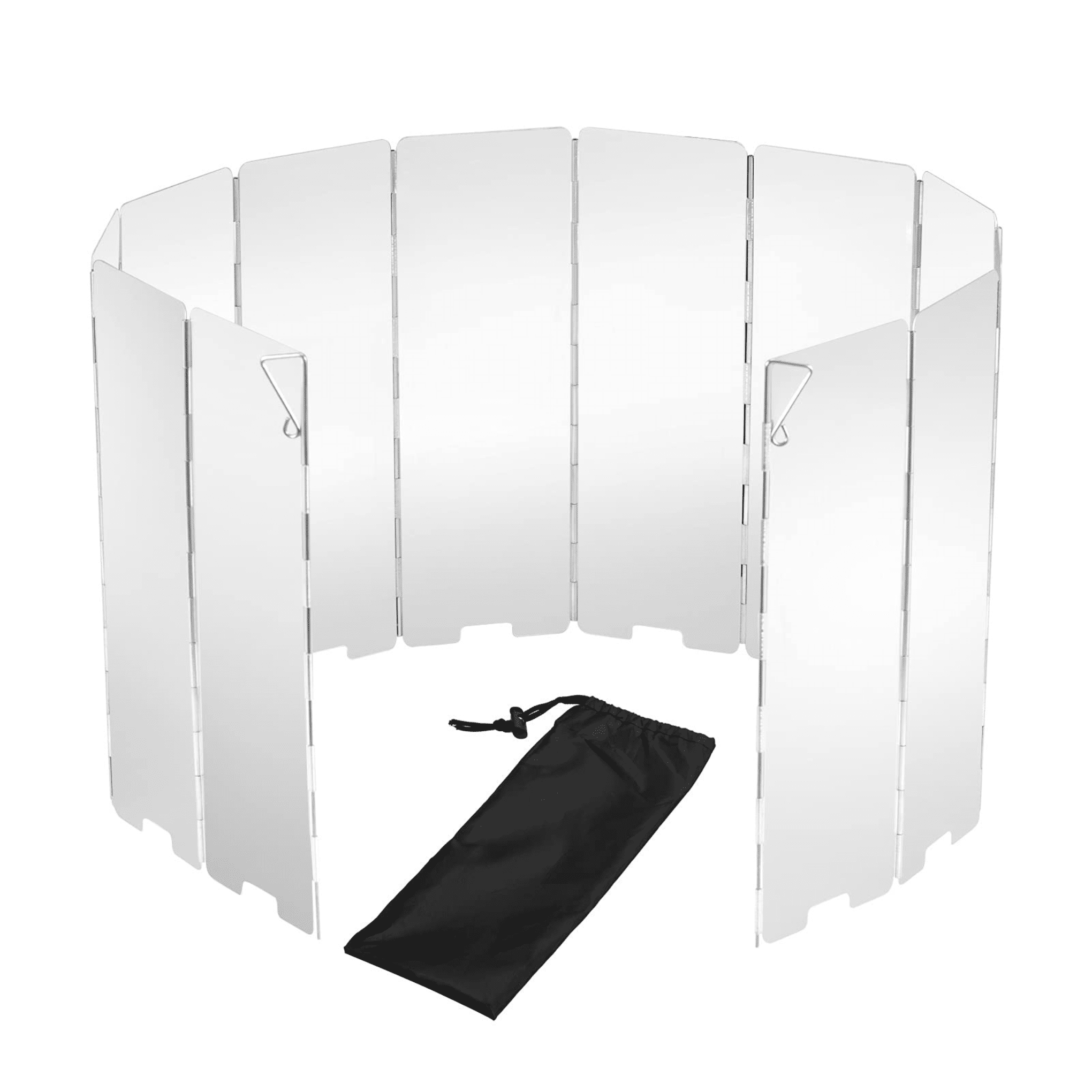 Folding Camping Stove Windscreen 12 Plates Aluminum Camping Stove ...