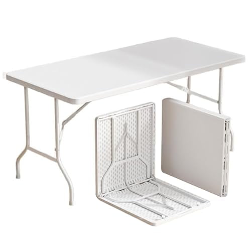 Folding Camping Table, 6 Ft Heavy Duty Foldable Picnic Table, Durable ...