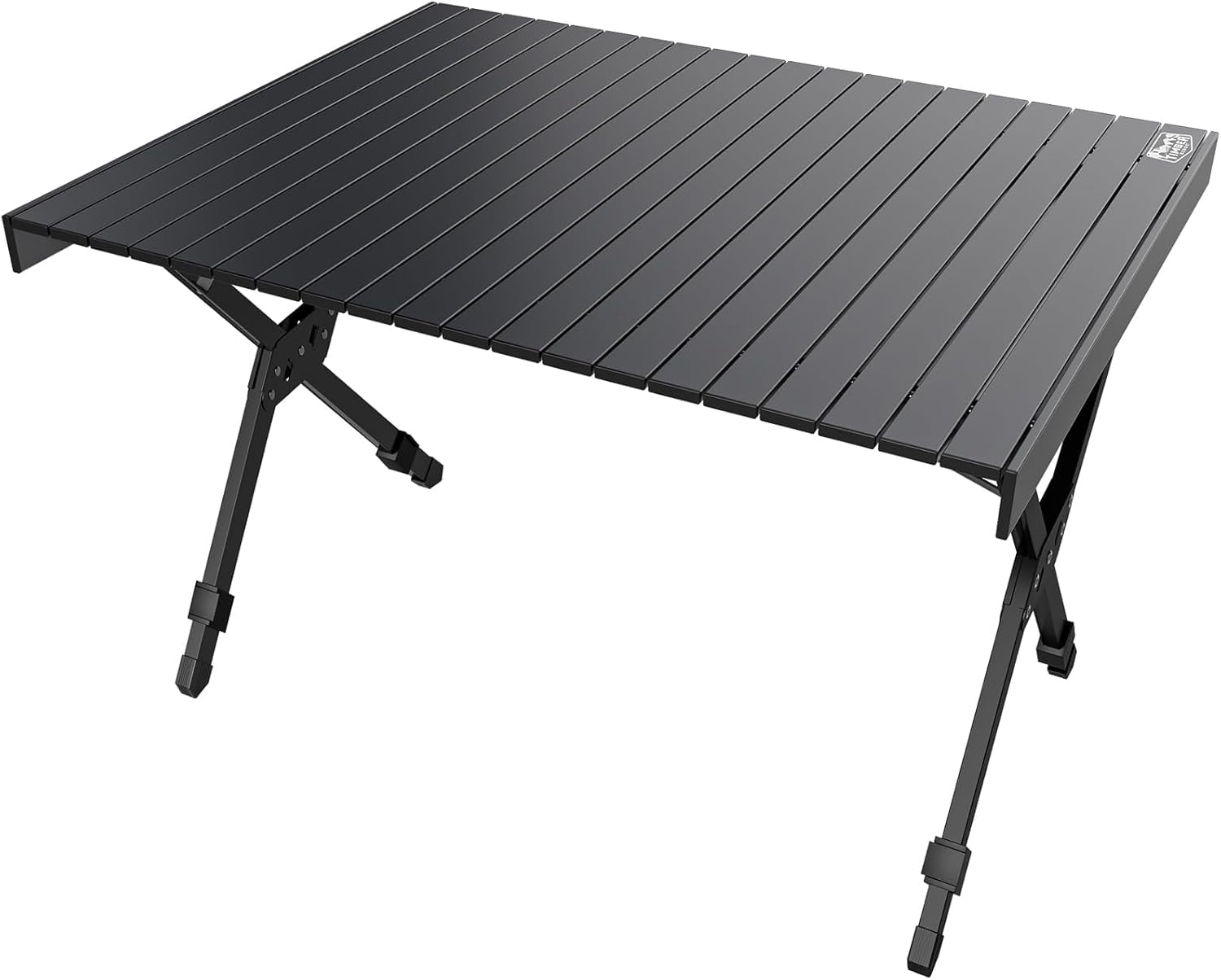 Folding Camping Table Adjustable Height, 4-6 Person Lightweight ...