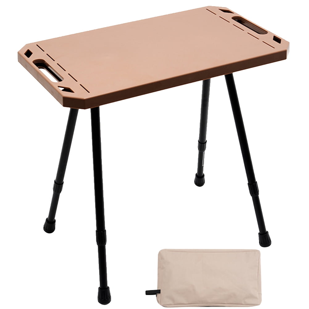Folding Camping Table Adjustable Height Outdoor Table Lightweight ...