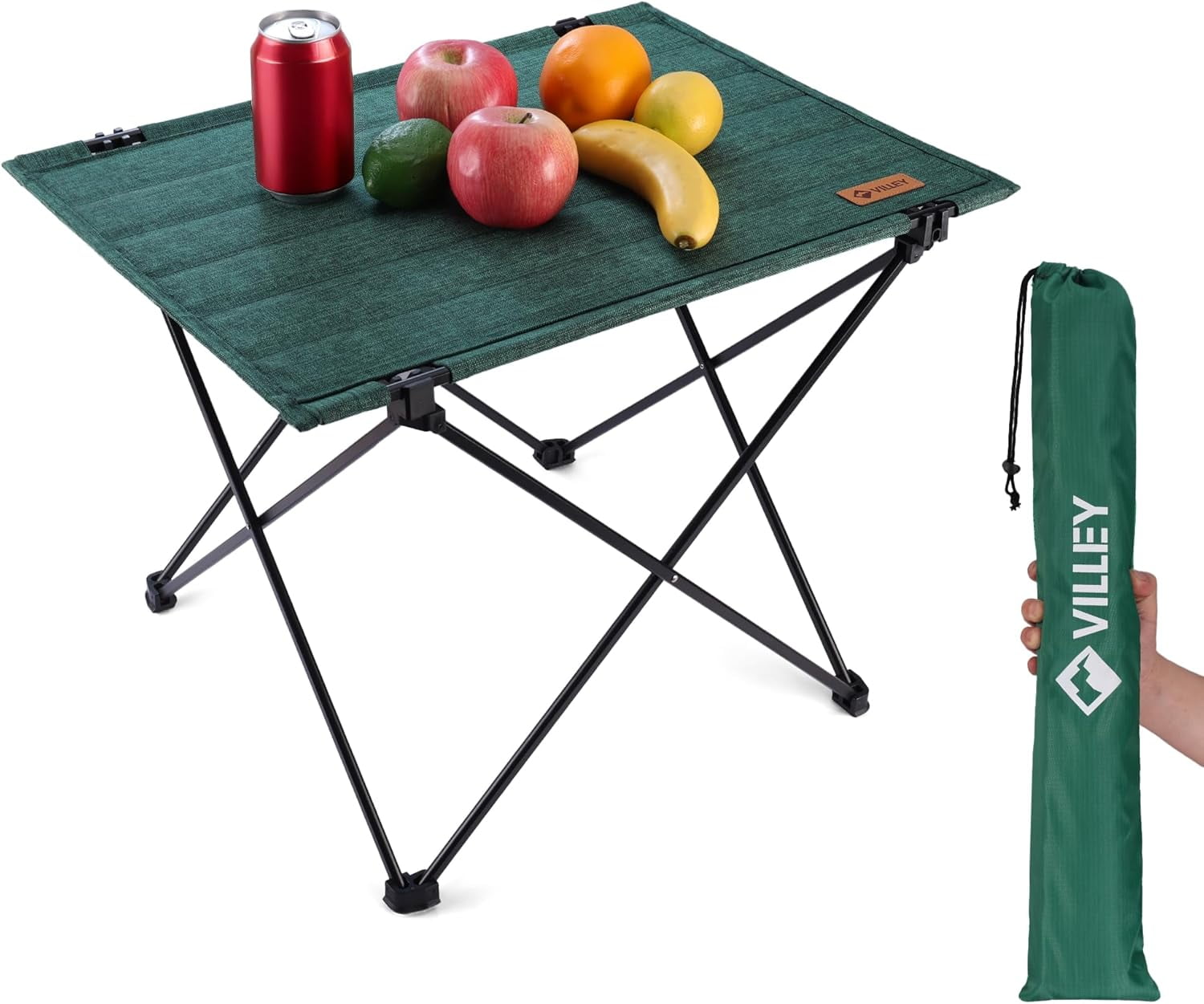 Folding Camping Table with Carry Bag, Portable Lightweight Beach Table ...