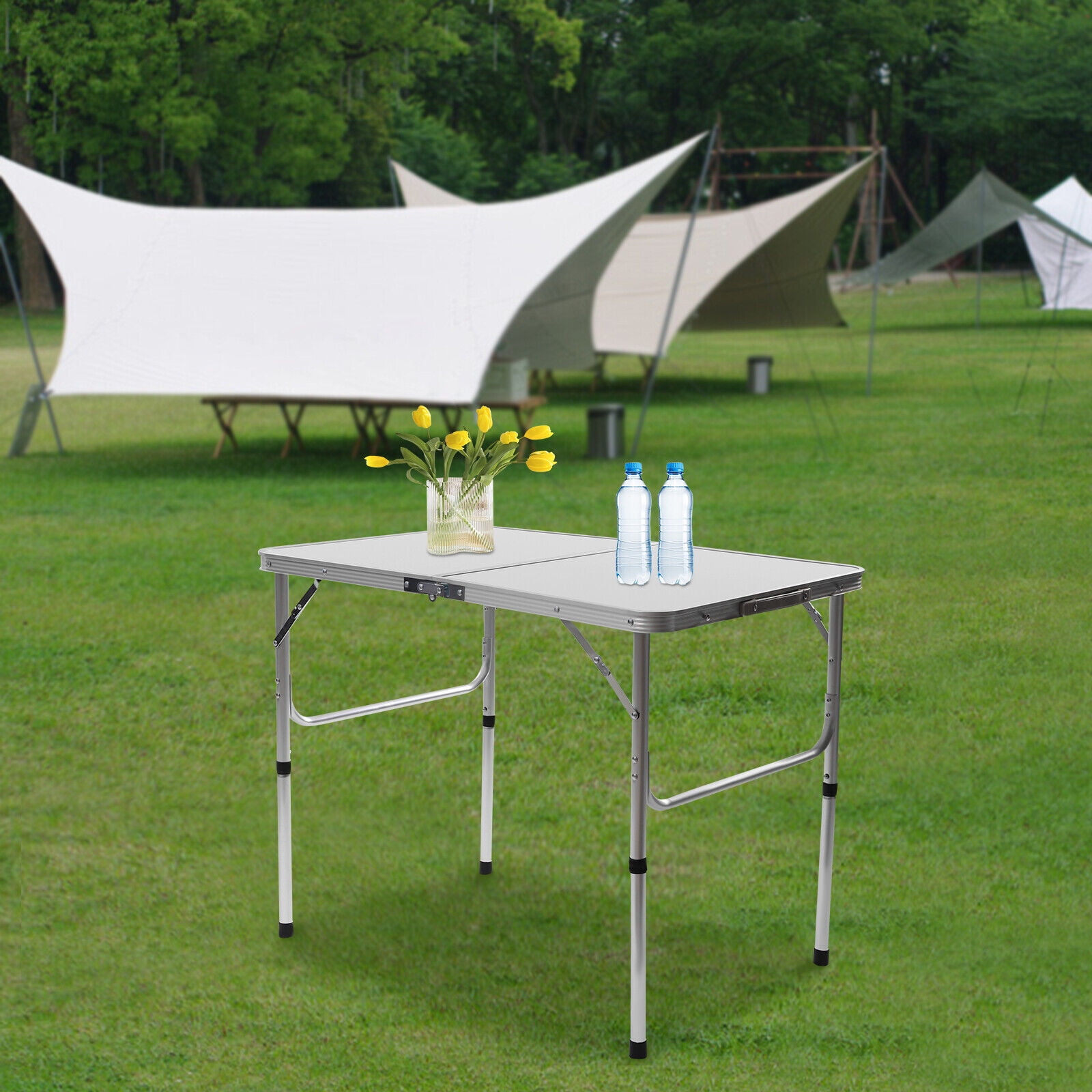 Folding Camping Table Modern Portable Lightweight Aluminum Outdoor ...