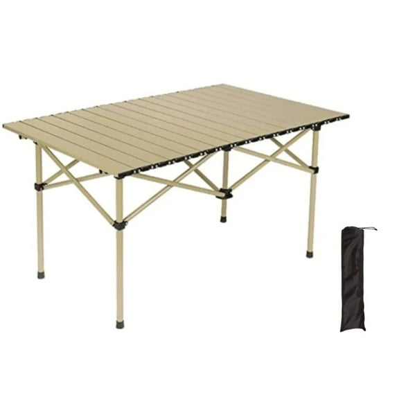 Folding Camping Table Portable Lightweight Small Beach Table 37.4x22.4x ...