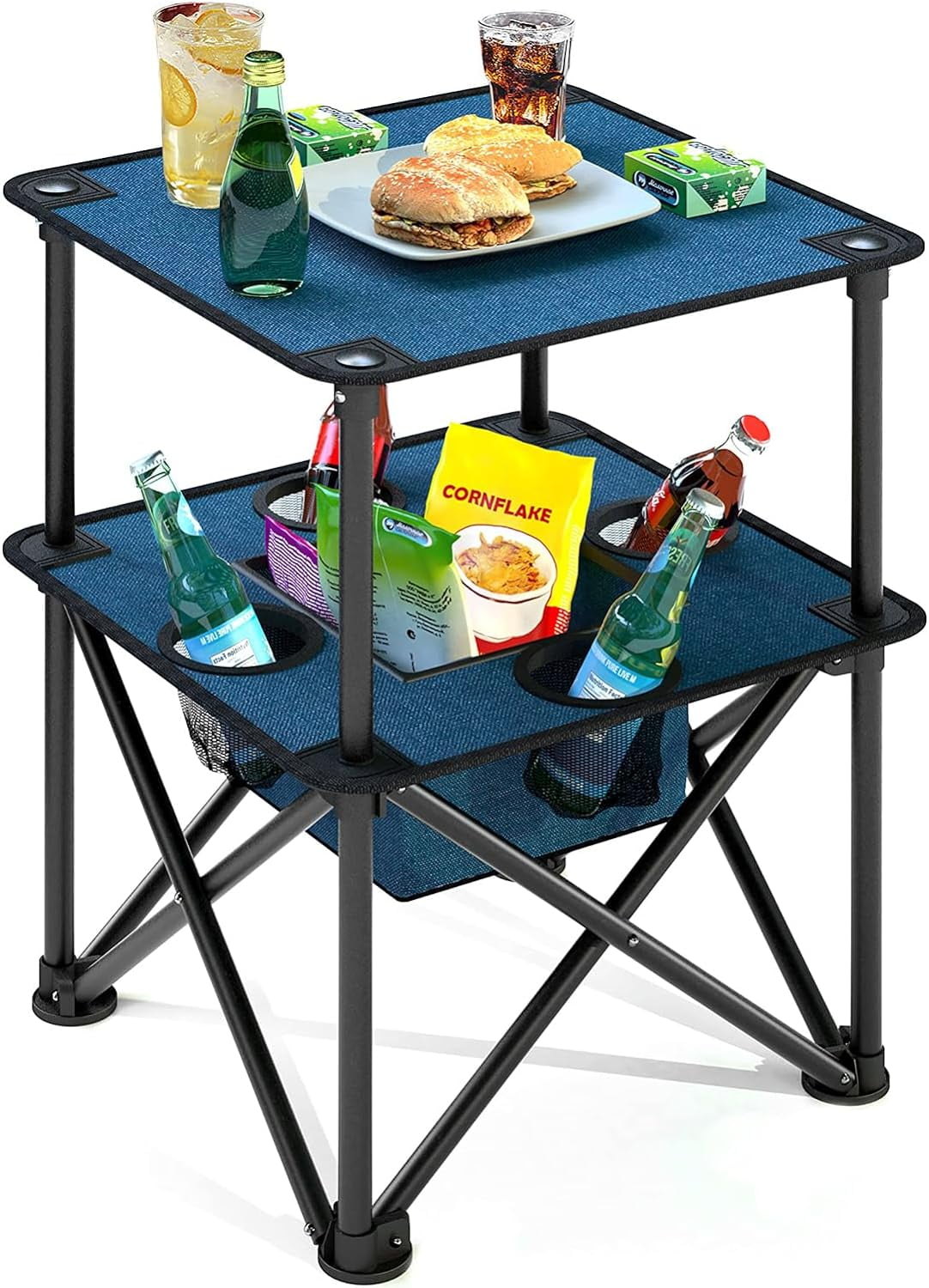 Folding Camping Table, Portable Outdoor Picnic Table, Lightweight ...