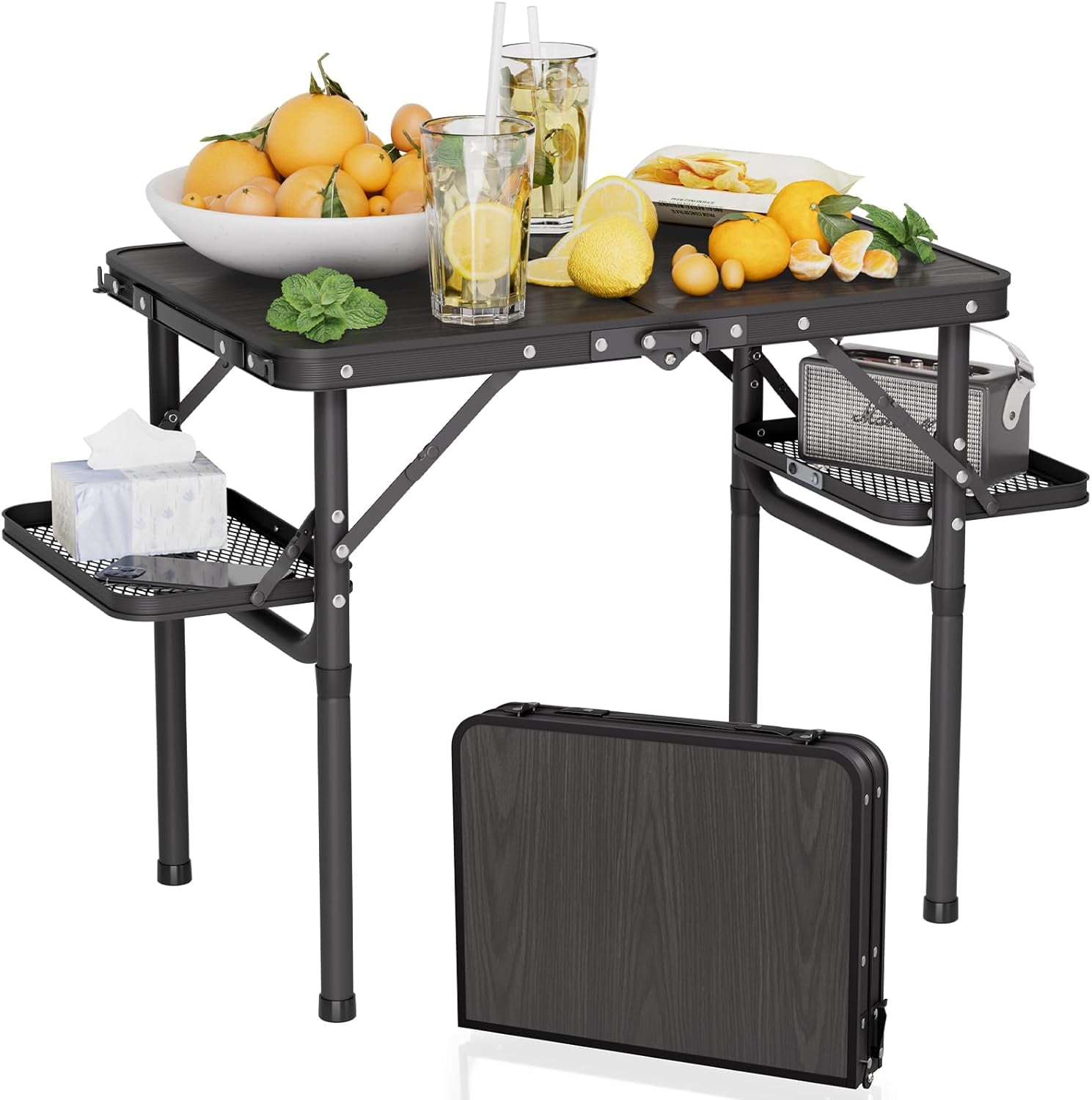 Folding Camping Table Small 2ft, Small Camp Table Portable with 50% ...