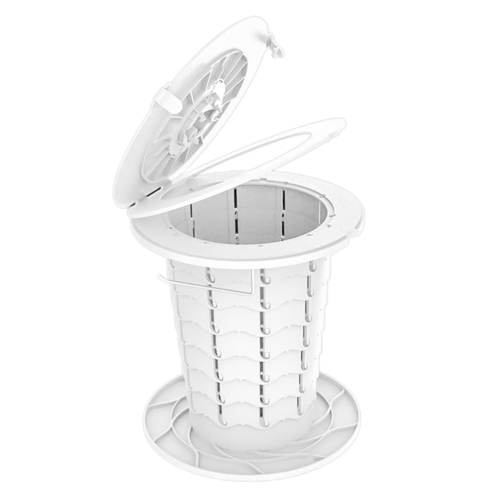 Folding Camping Toilet Portable Toilet for Adults with Lid, Seats ...