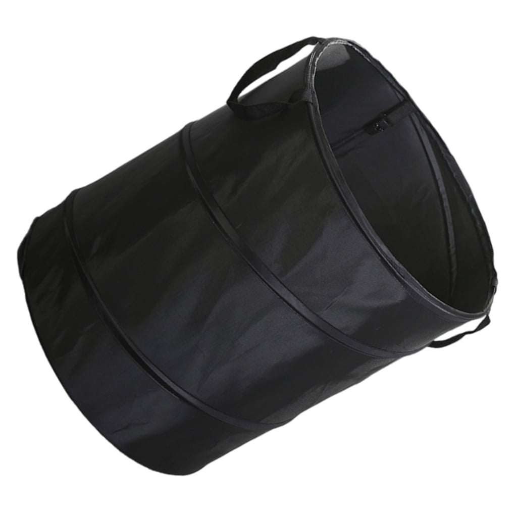 7829 Outdoor Camping Trash Can Portable Garbage Bin Lightweight Round ...