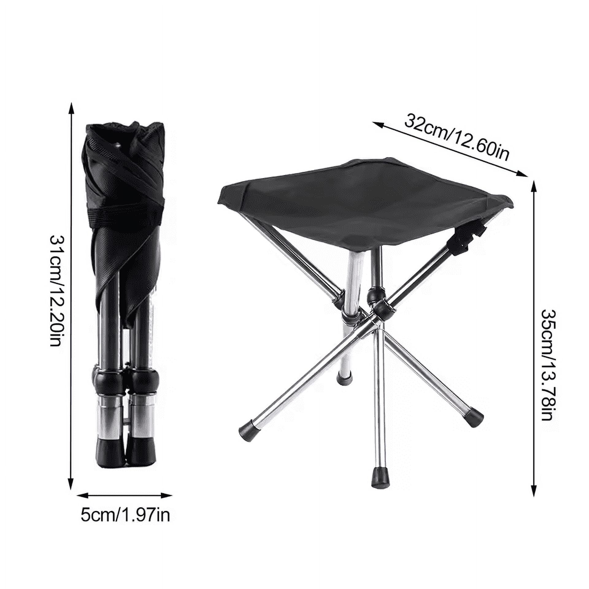 Folding Camping Tripod Stools Portable Fishing Stool Outdoor Foldable ...