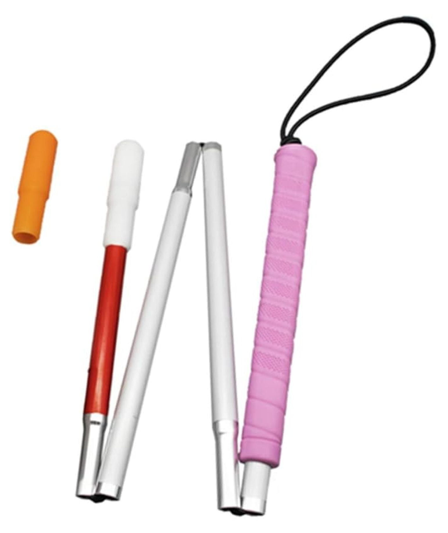 Folding Cane for The Blind and Visually Impaired Kids, 80cm Aluminum 4 ...
