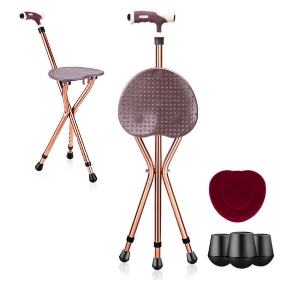 Walking Canes with Seats in Various Styles and Colors for Comfort