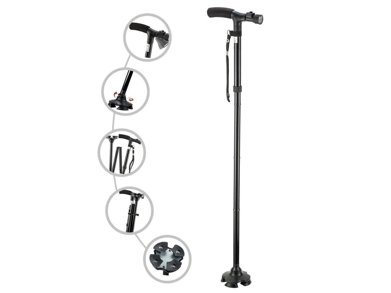 Folding Cane with Led Light, Adjustable Canes and Walking Sticks for ...