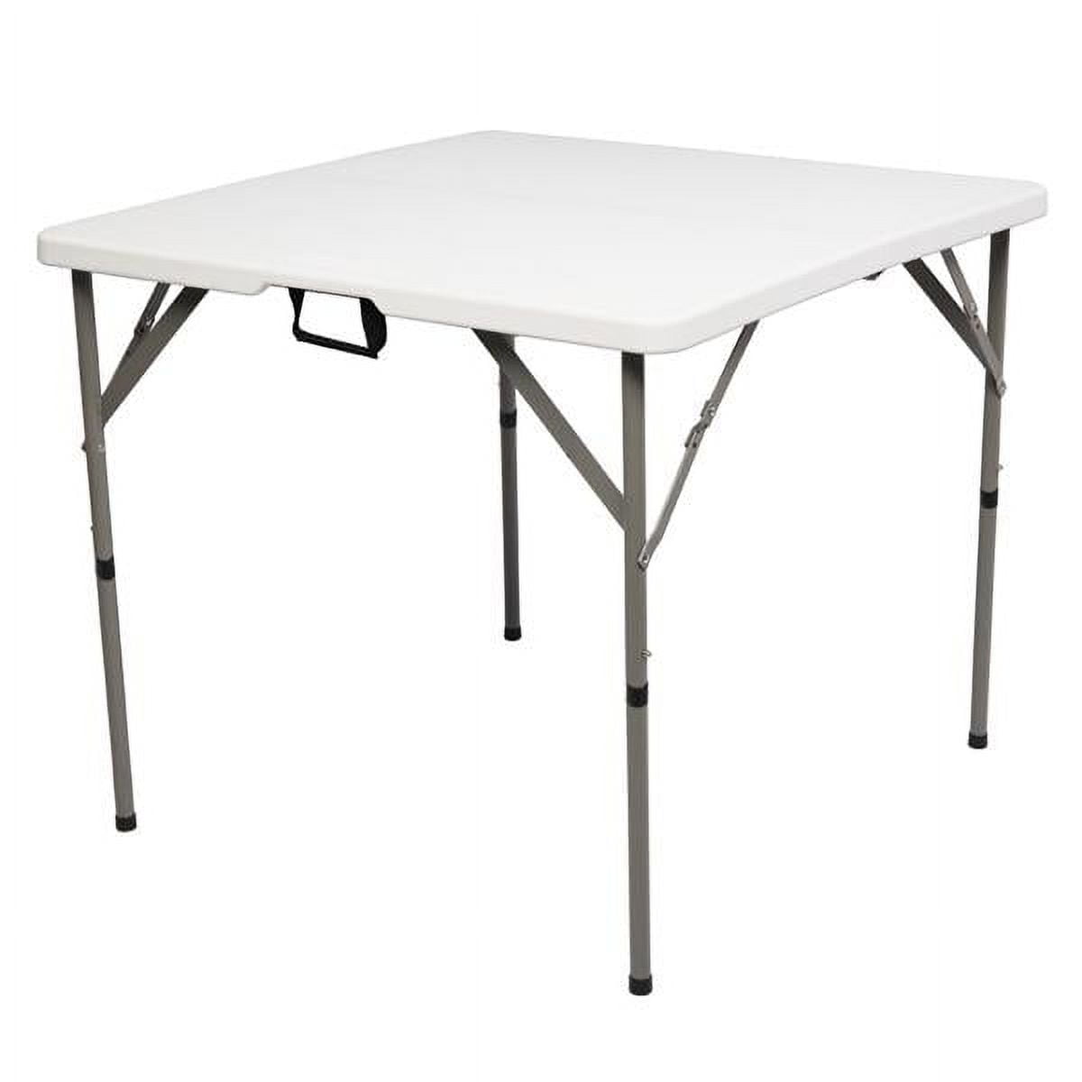 Folding Card Table, 3ft Fold in Half Square Table, 34 inch Small ...