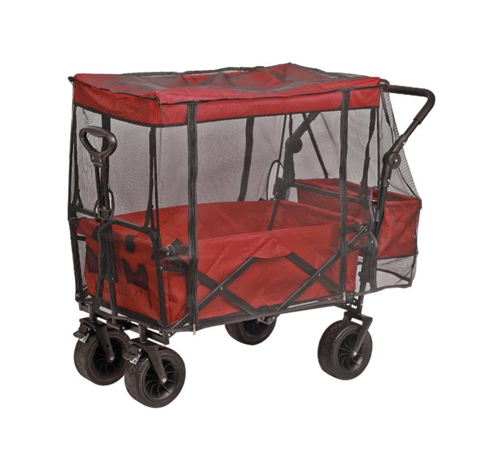 Folding Cart Rain Cover, Waterproof Push-Pull Wagon Rain Cover Canopy ...