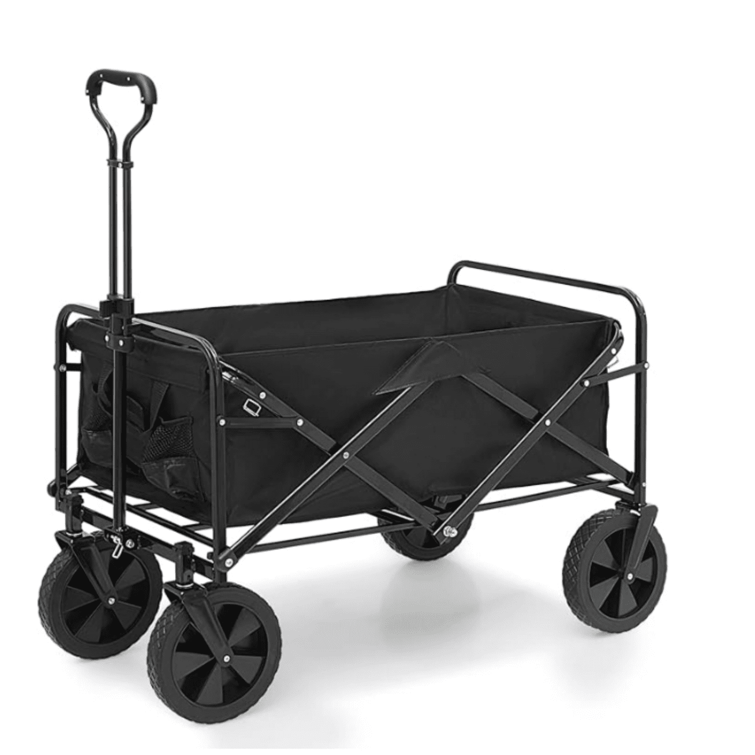 Folding Cart Wagon, Utility Wagons Carts Heavy Duty Foldable Portable ...