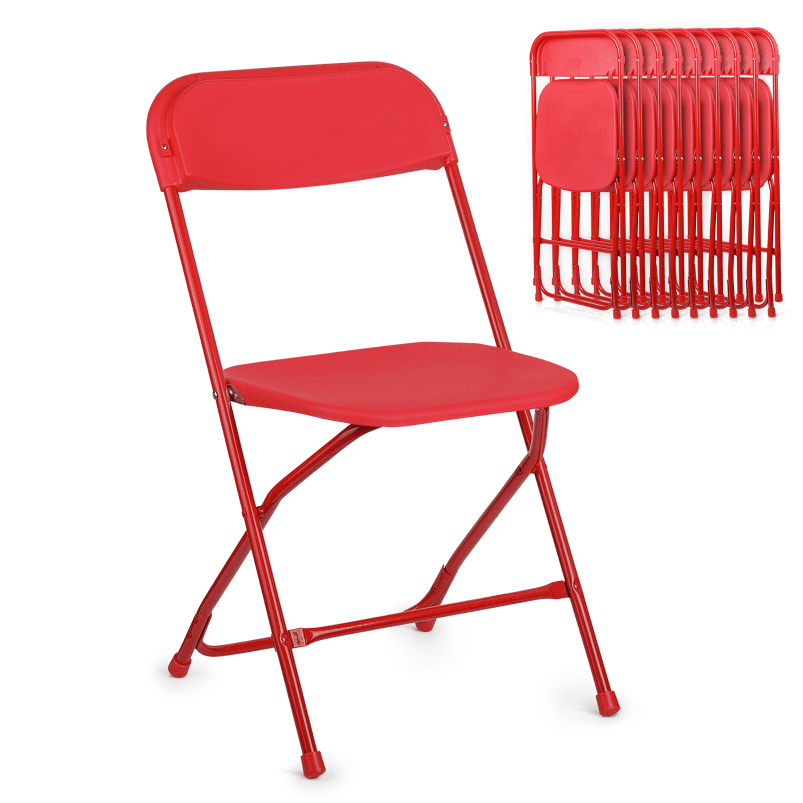 Folding Chair 10 Pack Folding Chair Set Portable Outdoor Wedding ...