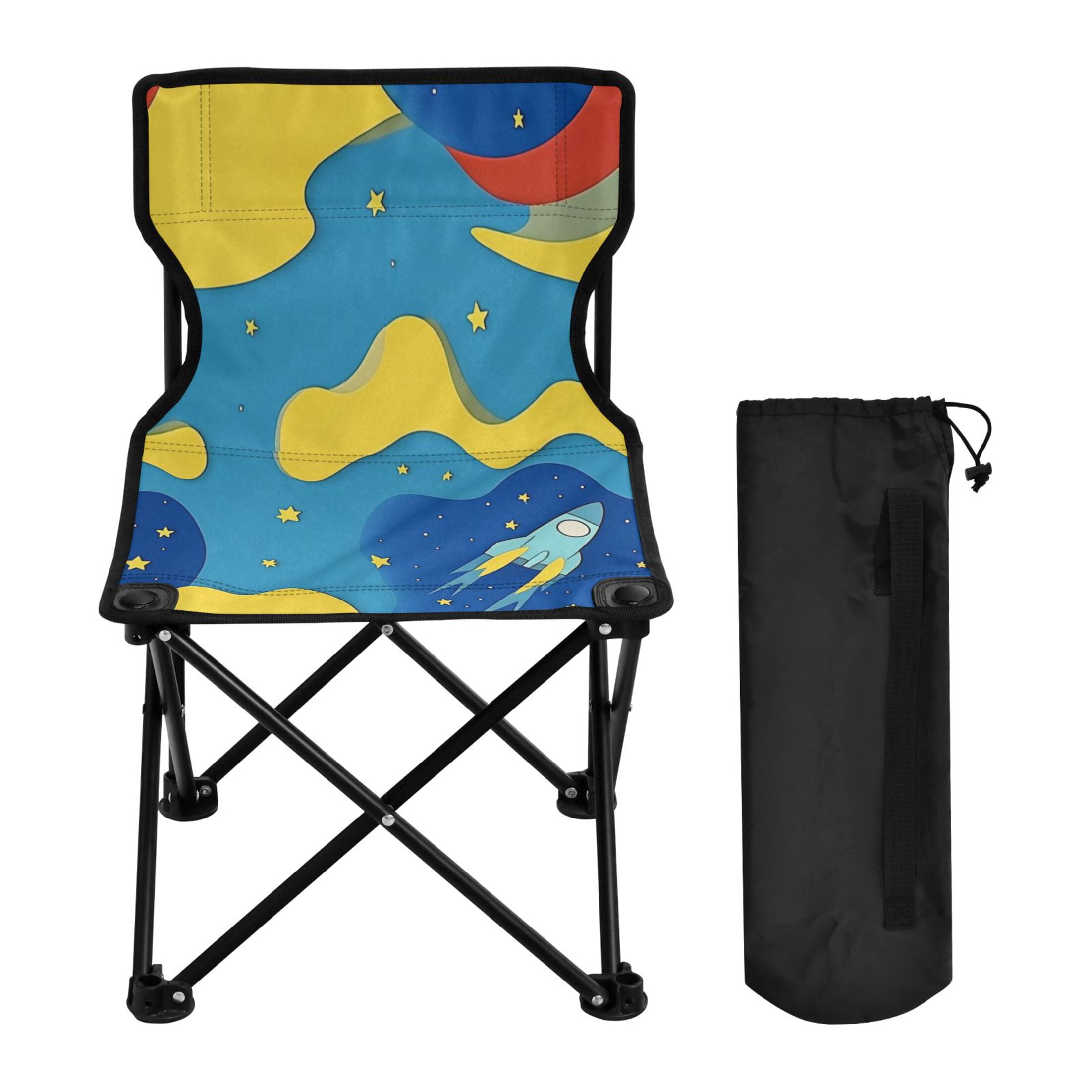 Folding Chair 220lb Capacity A Rocket Camping Chairs for Camping, Beach ...