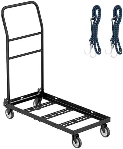 Folding Chair Cart,Tolerable 300 LBS,Multi-Function Chair Cart,Folding ...