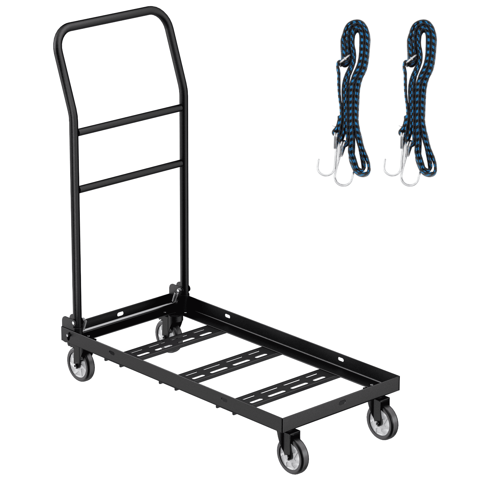 Folding Chair Cart,Tolerable 300 LBS,Multi-Function Chair Cart,Folding ...