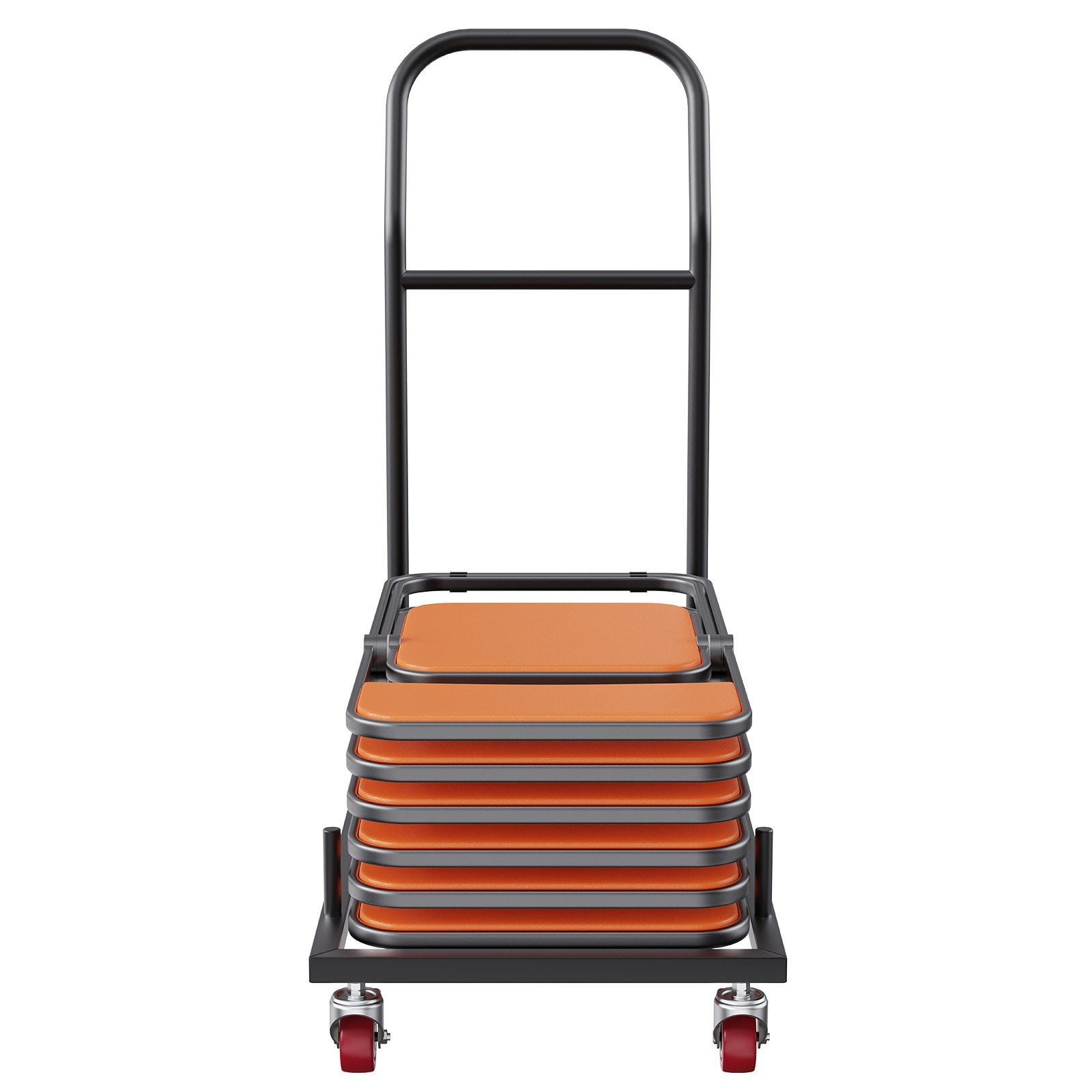 Folding Chair Dolly, Iron Commercial Cart with 12 Chairs Capacity ...