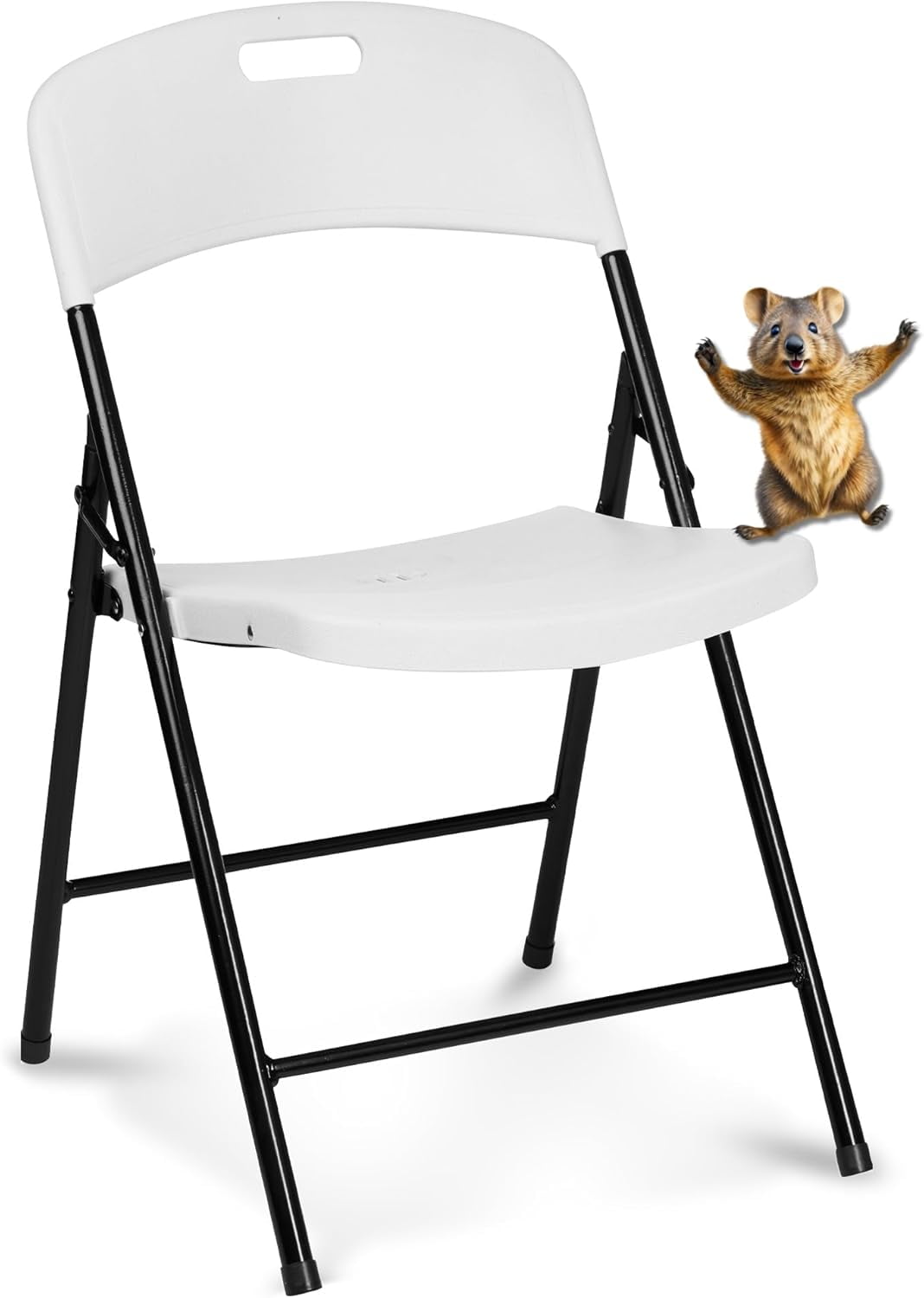 Folding Chair, Indoor Outdoor Plastic Commercial Stackable Foldable ...