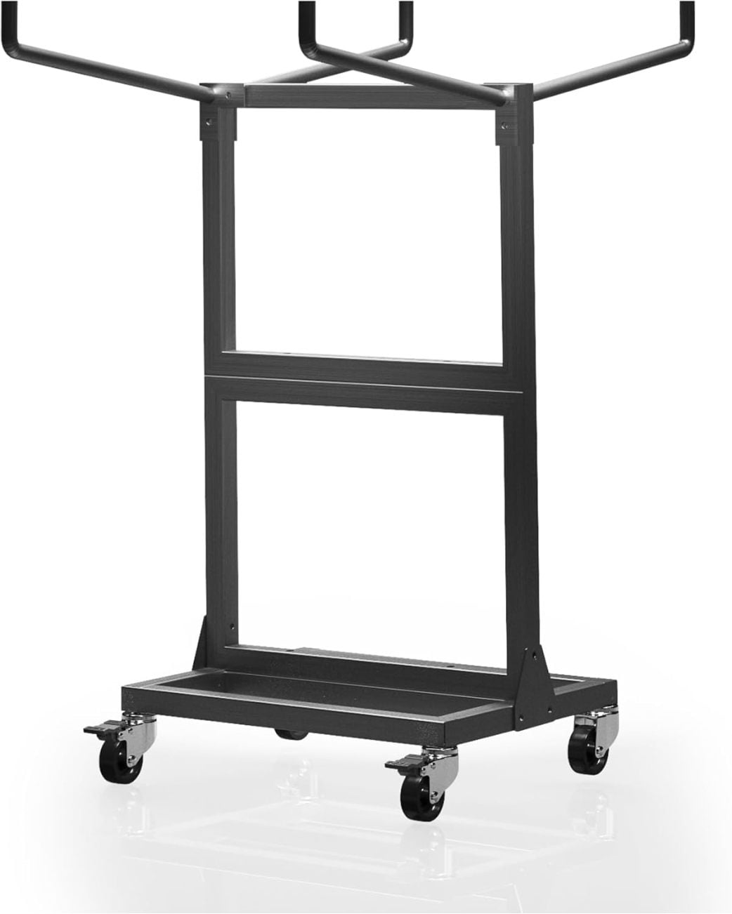 Folding Chair Rack,Single Tier Folding Chair Storage Cart for 14 Chairs ...