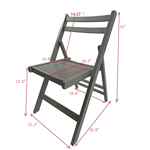 Folding Chair Slatted Wood Folding Special Event Chair Folding Chair ...