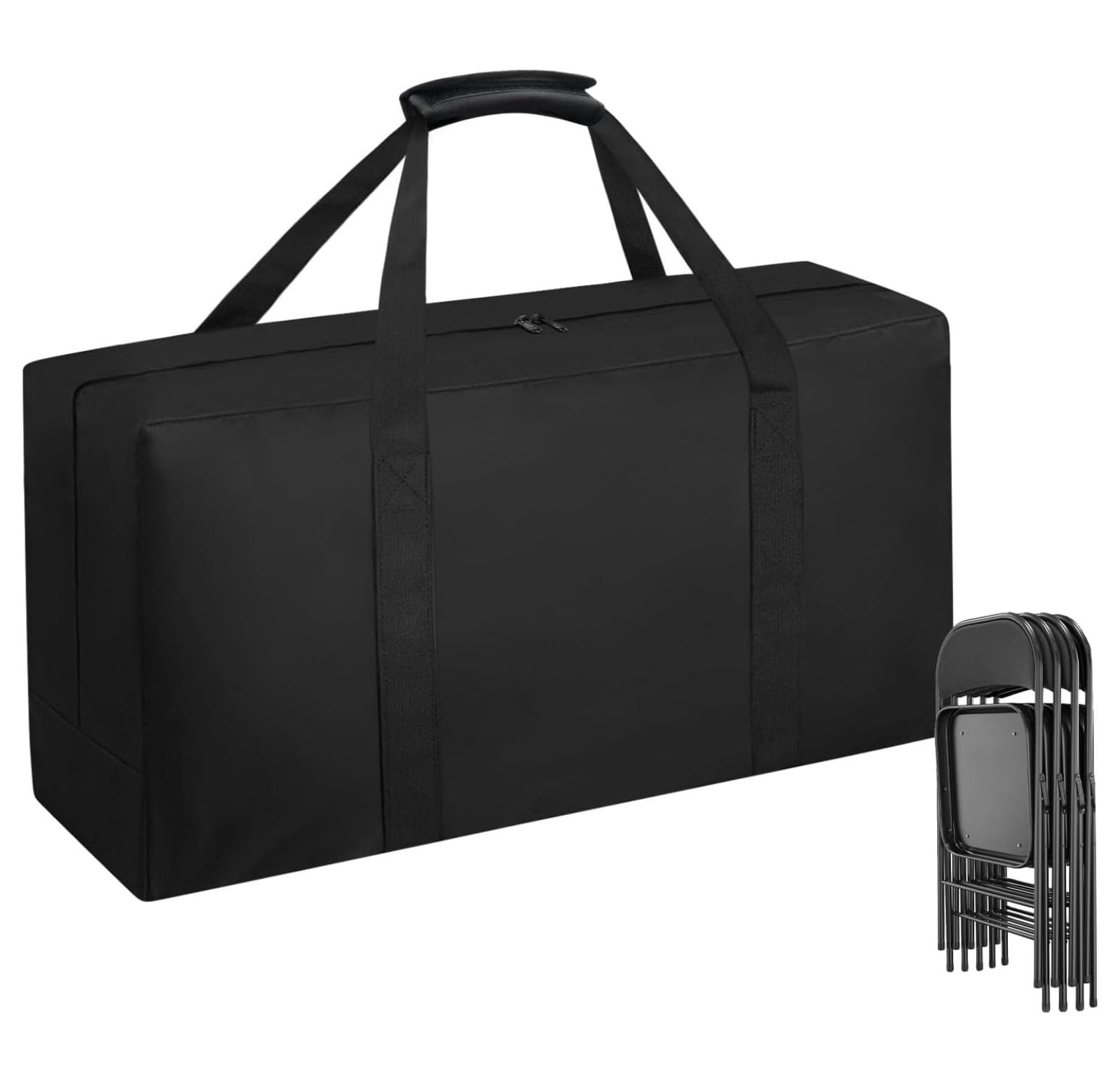 Folding Chair Storage Bag, Large Waterproof Carry Bag for 4 Chairs ...