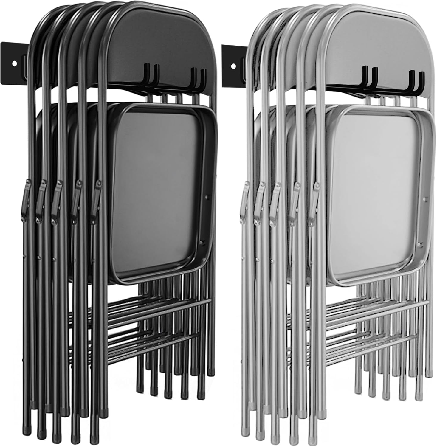 Folding Chair Storage Rack, Garden Tool Hanger, Garage Ladder and ...