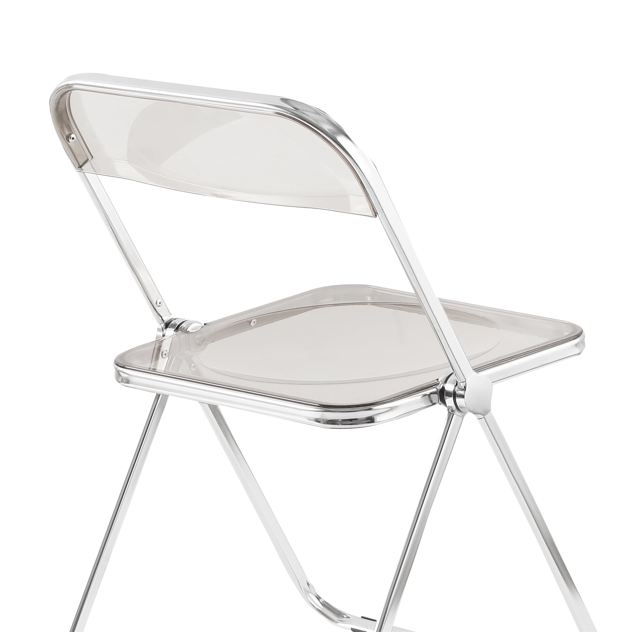 Folding Chair Transparent Chairs-Ghost Stackable Crystal Folding Chair ...