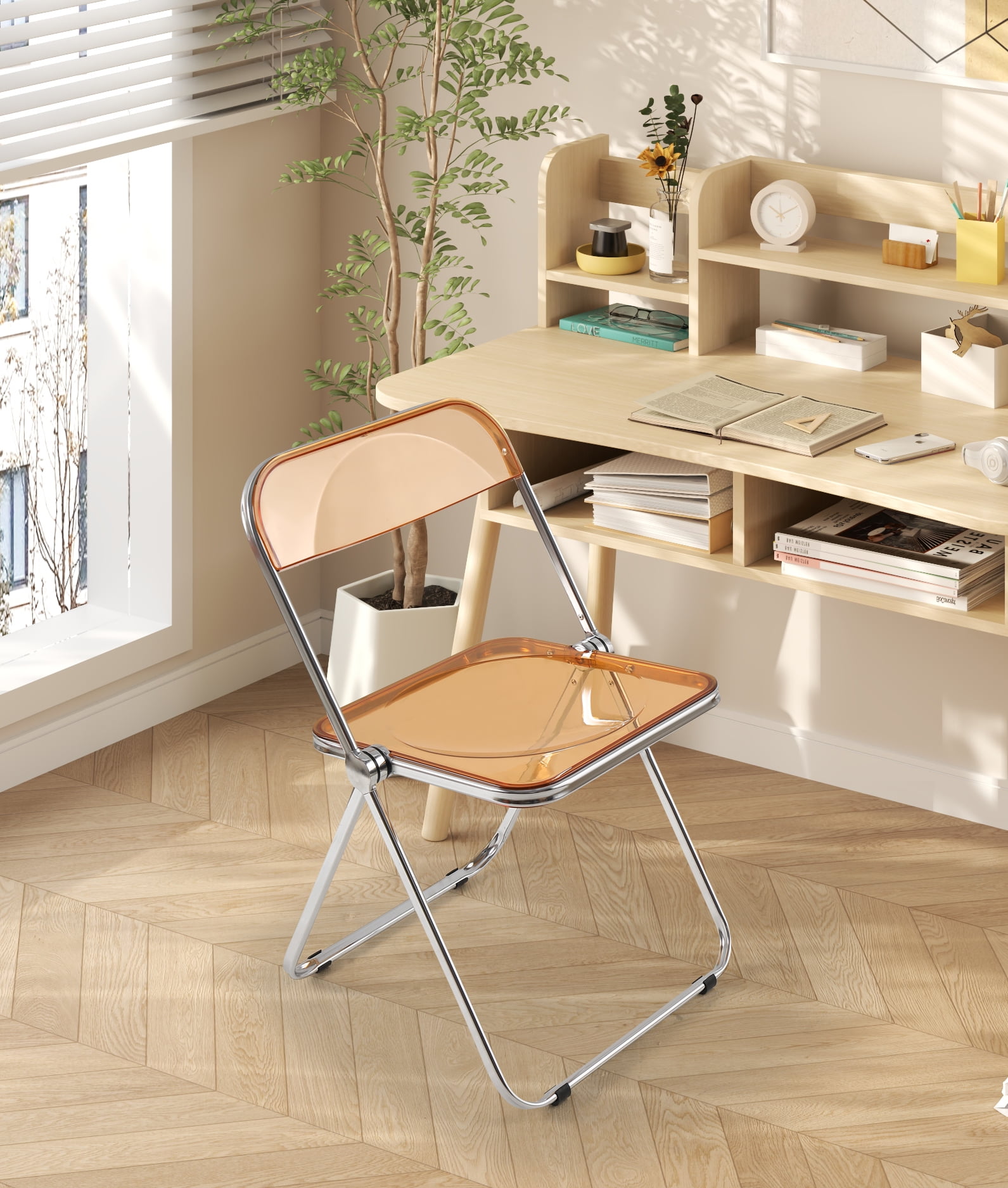 Folding Chair Transparent Chairs-Ghost Stackable Crystal Folding Chair ...