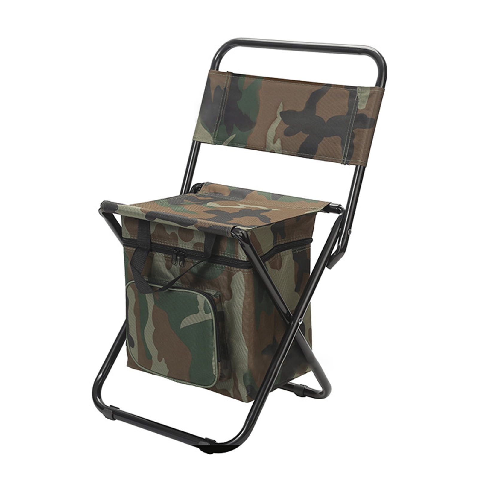 Folding Chair with Storage Pocket Portable Folding Chair with Cooler ...