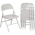Folding Chairs 4 , Double Hinged Frame Easy Foldable&Stackable for ...