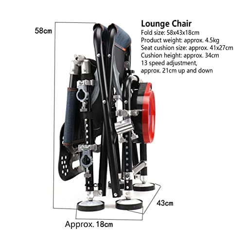 Folding Chairs for Outside, Camping Chairs for Adults Heavy Duty, 13 ...