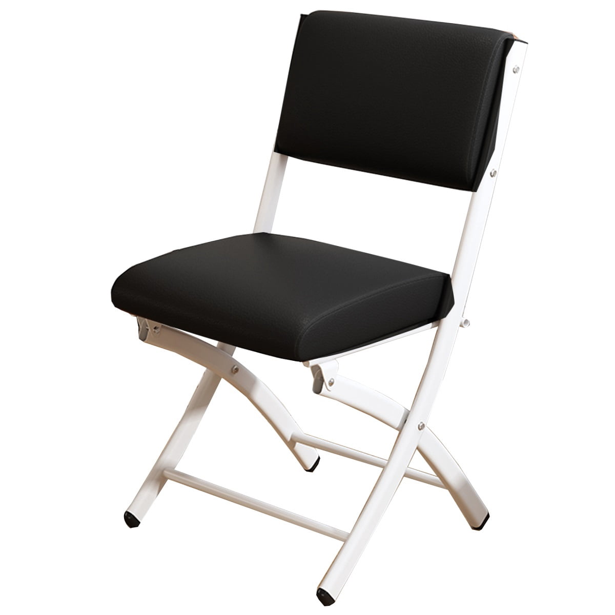 Folding Chairs With Padded Seat And Back Metal Steel Foldable Kitchen ...