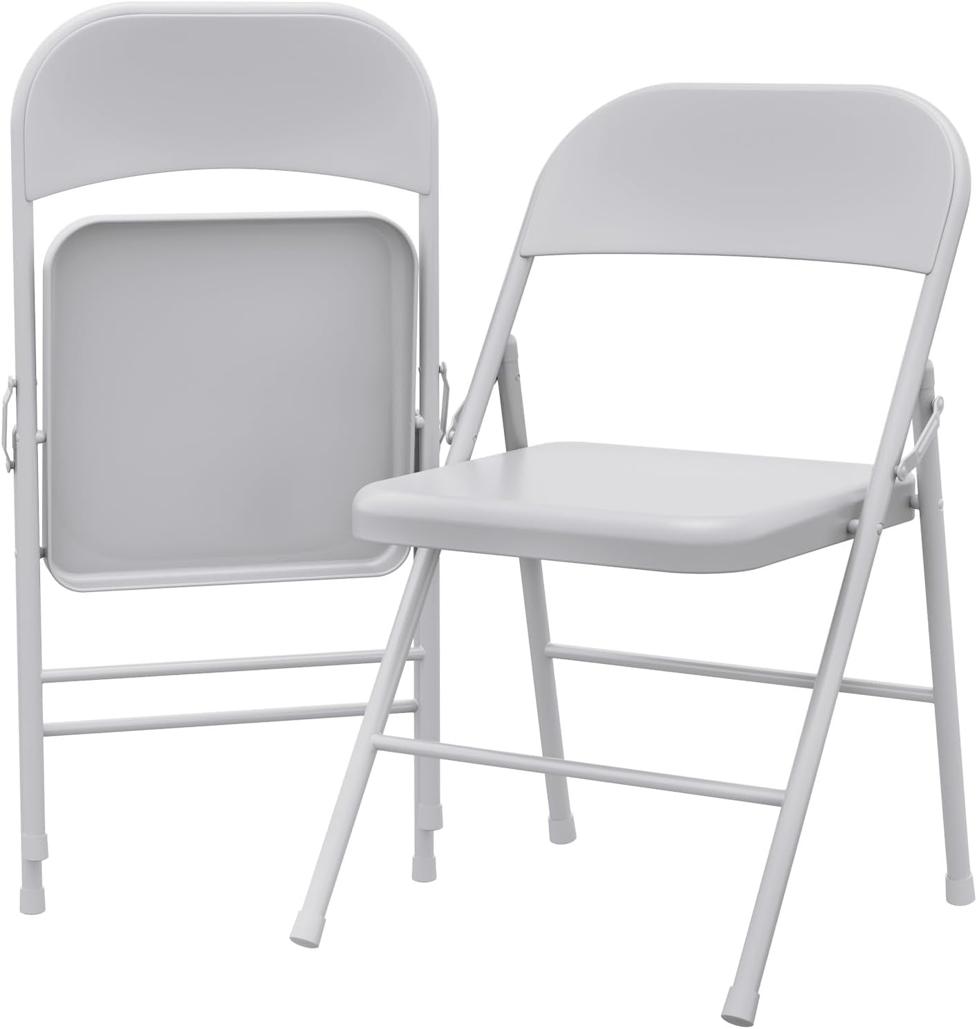 Folding Chairs Set of 2, Portable Folding Chair Hold Up to 350 Pounds ...