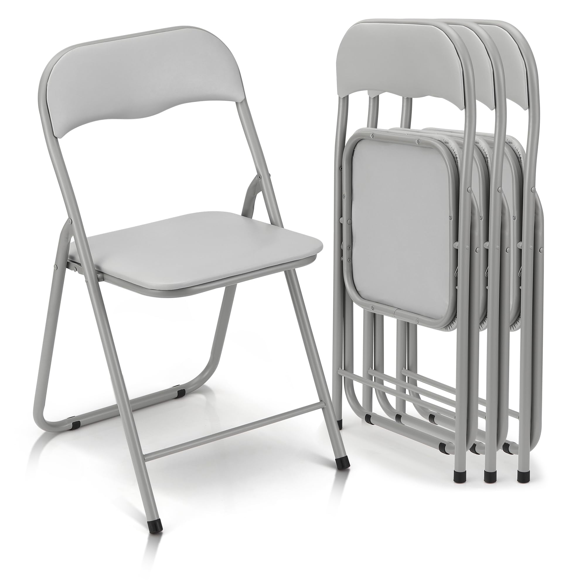 Folding Chairs Set, Stackable Conference Chairs, Waiting Room Chairs ...