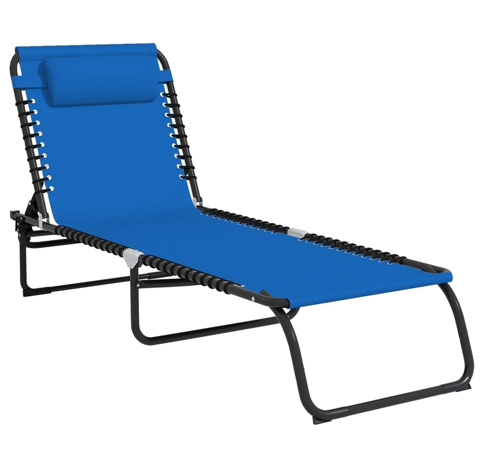 Folding Chaise Lounge Chair, Patio Sun Tanning Chair, Outdoor Chaise ...