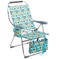 Folding Chaise Lounge Chair, Red, Textilene Mesh Fabric, Reclining with ...