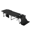 Folding Chaise Tanning Lounge Chair w/ 5-level Reclining Back, Reading ...