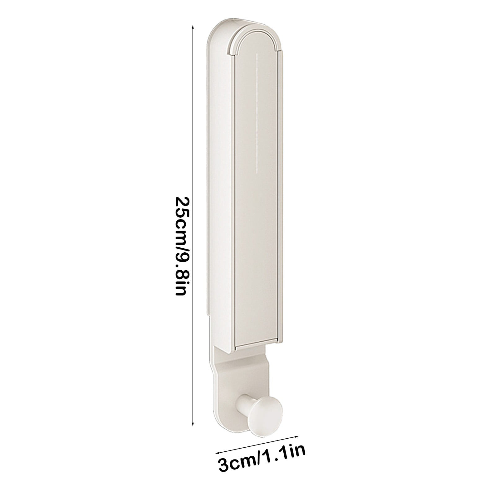 Folding Clothes Drying Rack Telescoping Rod No Drill Mount Space Saving ...